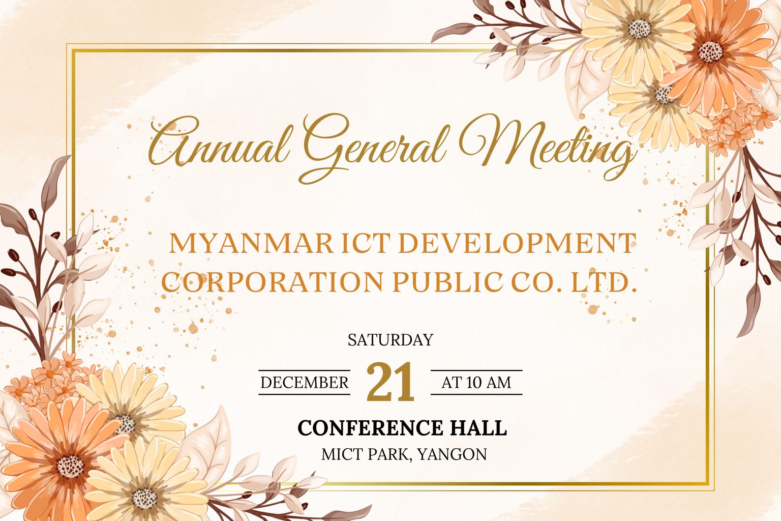 MICTDC | Myanmar ICT Development Corporation Public Company Limited